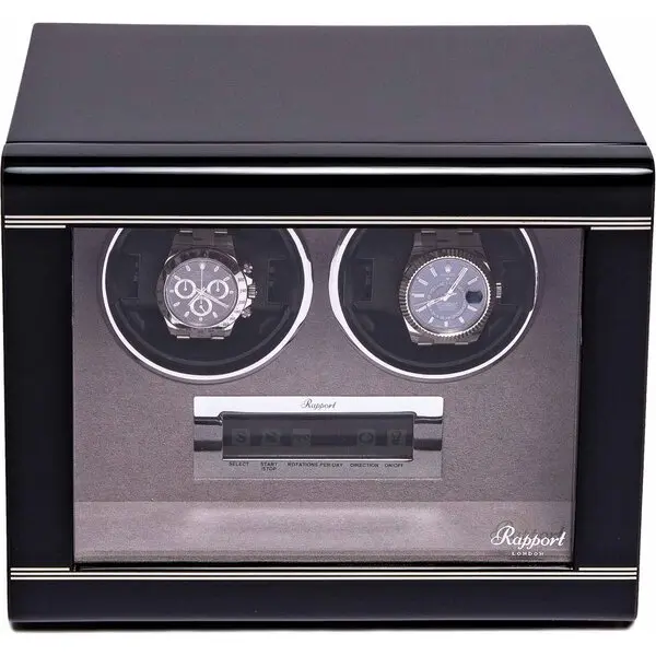 RAPPORT LONDON Formula Duo Watch Winder - Black