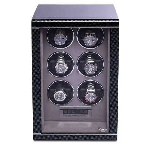 RAPPORT LONDON Formula Six Watch Winder - Carbon Fibre
