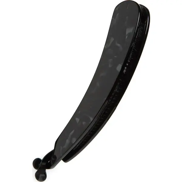 France Luxe Estelle Large Banana Clip - Nacro Black