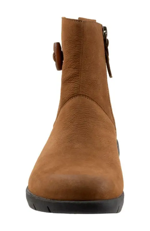 Softwalk Adelaide Bootie - Luggage Nubuck