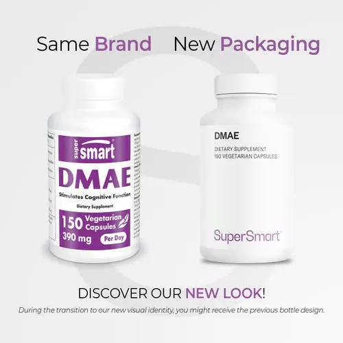 SUPERSMART Dmae Supplement 390mg Per Day