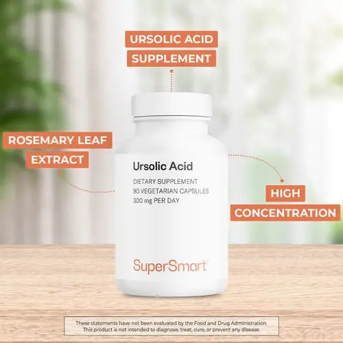 SUPERSMART Ursolic Acid 300mg Per Day