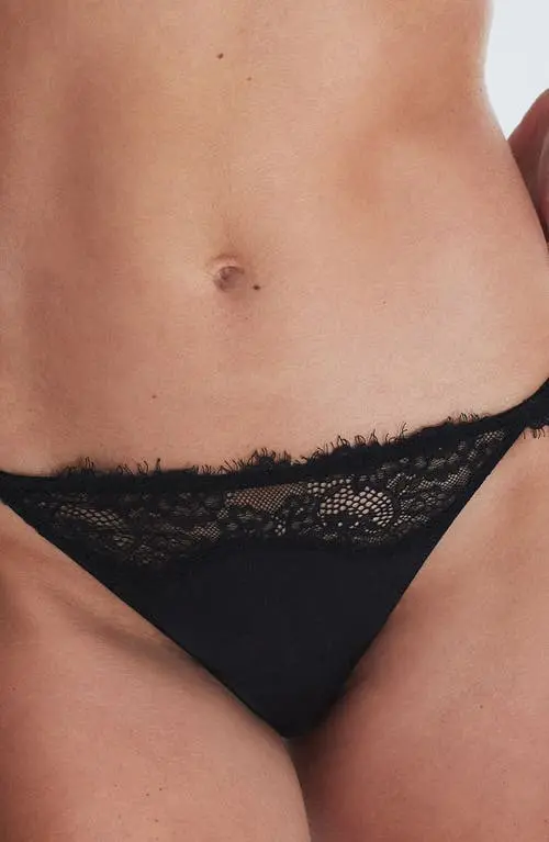 SAVAGE X FENTY Nite Shade Cheeky Briefs - Black Caviar