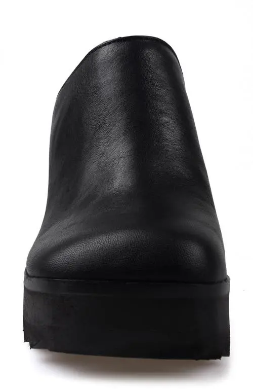 CANDIE'S Nichola Platform Wedge Clogs - Black