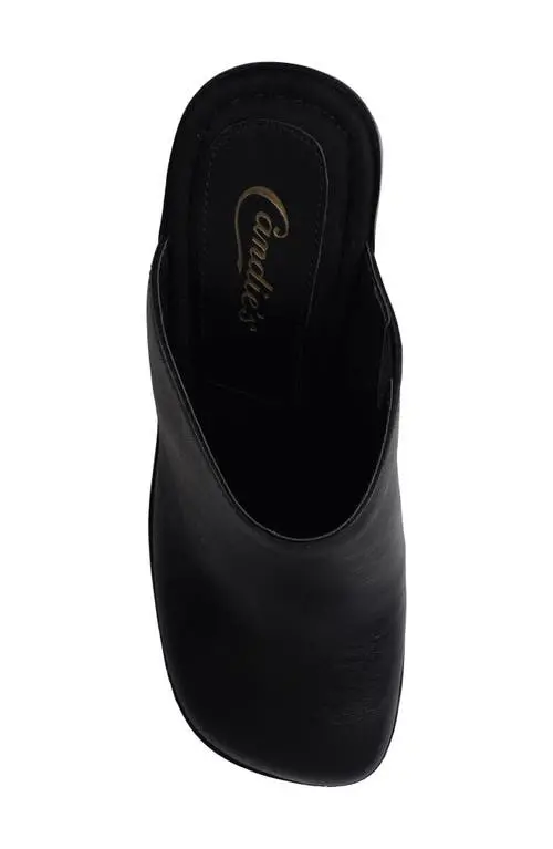 CANDIE'S Nichola Platform Wedge Clogs - Black