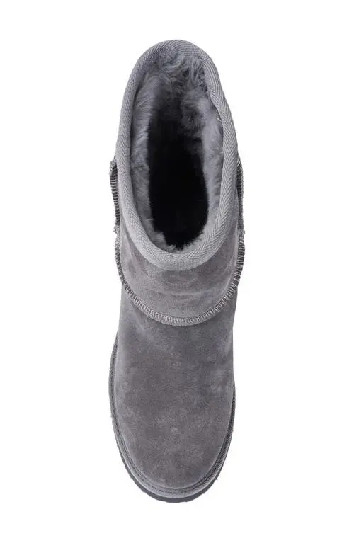 CANDIE'S Luccia Platform Bootie - Grey Suede