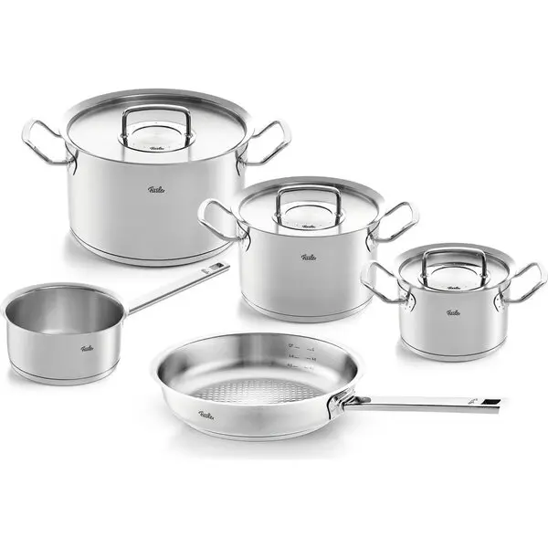 FISSLER Original-profi Collection Set With Metal Lids - Stainless Steel