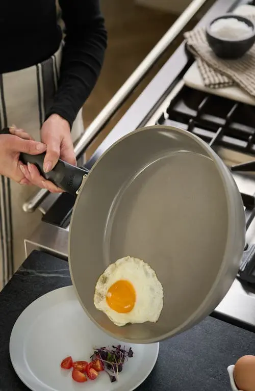 FISSLER Ceratal Comfort Ceramic Non-stick Frying Pan Set - Warm Grey