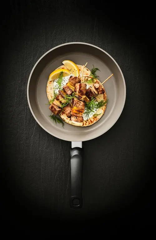 FISSLER Ceratal Comfort Ceramic Non-stick Frying Pan Set - Warm Grey