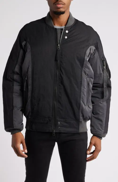 Alpha Industries Down-Insulated Ma-1 Flight Jacket - Black