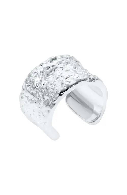 LUCY QUARTERMAINE Hula Ear Cuff - Sterling Silver