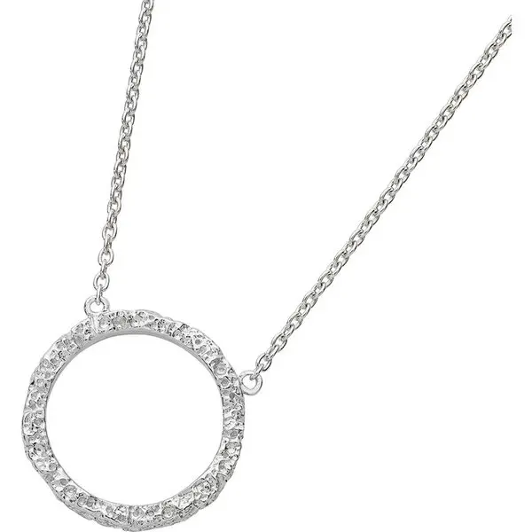 LUCY QUARTERMAINE Hula Single Pendant Necklace - Sterling Silver