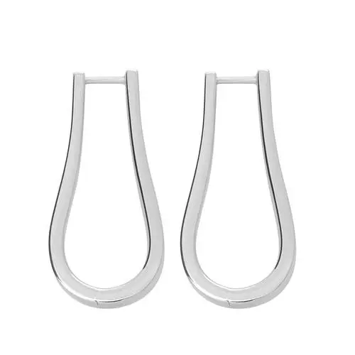 LUCY QUARTERMAINE Petal Hoop Earrings - Sterling Silver