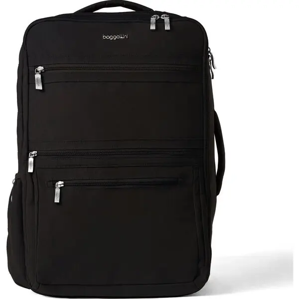 BAGGALLINI Modern Convertible Travel Backpack - Black