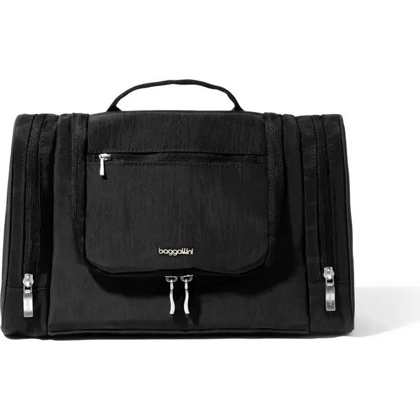 BAGGALLINI Travel Toiletry Kit Cosmetic Bag - Black