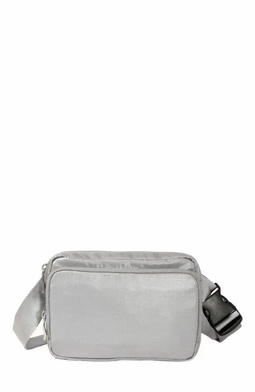 BAGGALLINI Modern Belt Bag Sling - Sleet Gloss Ripstop