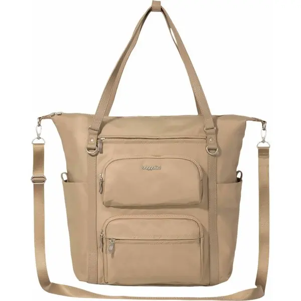 BAGGALLINI Nolita Convertible Backpack - Taupe Twill