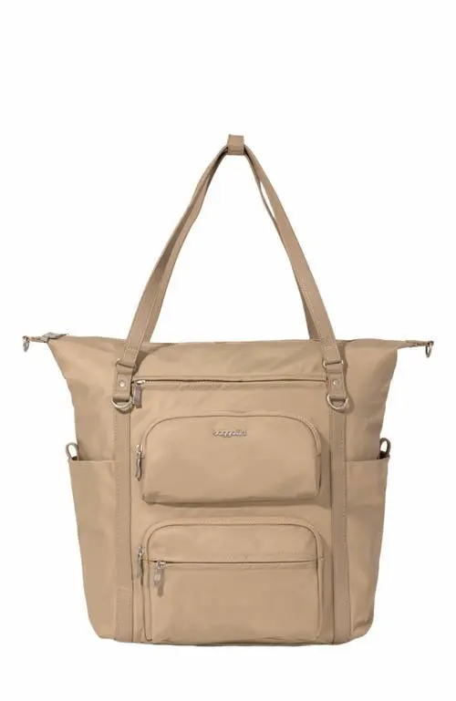 BAGGALLINI Nolita Convertible Backpack - Taupe Twill