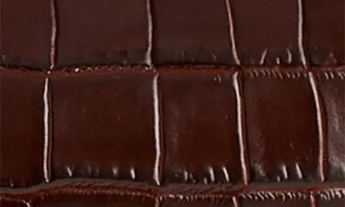 Madewell Sculptural Buckle Croc Embossed Leather Shoulder Bag