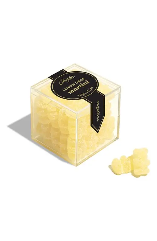SUGARFINA Lemon Drop Martini Bears Set Of 4 Candy Cubes