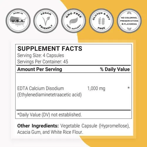 SUPERSMART Edta 1000mg Per Day
