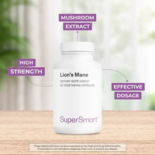 SUPERSMART Lion's Mane 1500mg Per Day