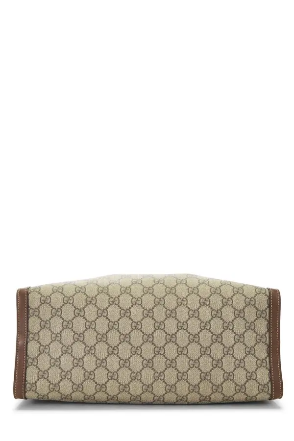Gucci Gg Supreme Canvas Padlock Shoulder Bag