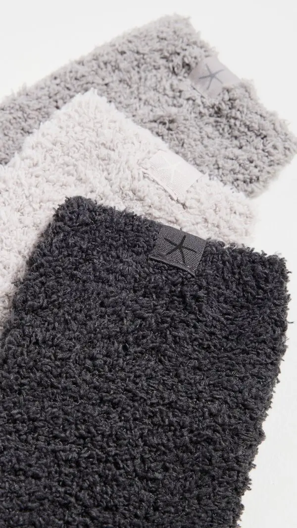 Barefoot Dreams Cozychic Sock Set - Carbon Multi