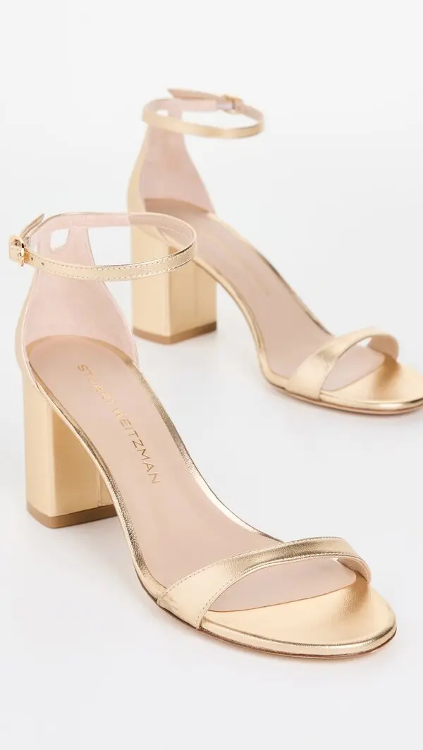 STUART WEITZMAN Nudist Block 75mm Sandal