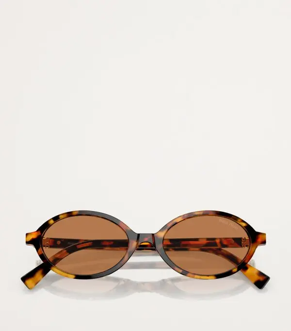 Miu Miu 04zs Sunglasses - Brown