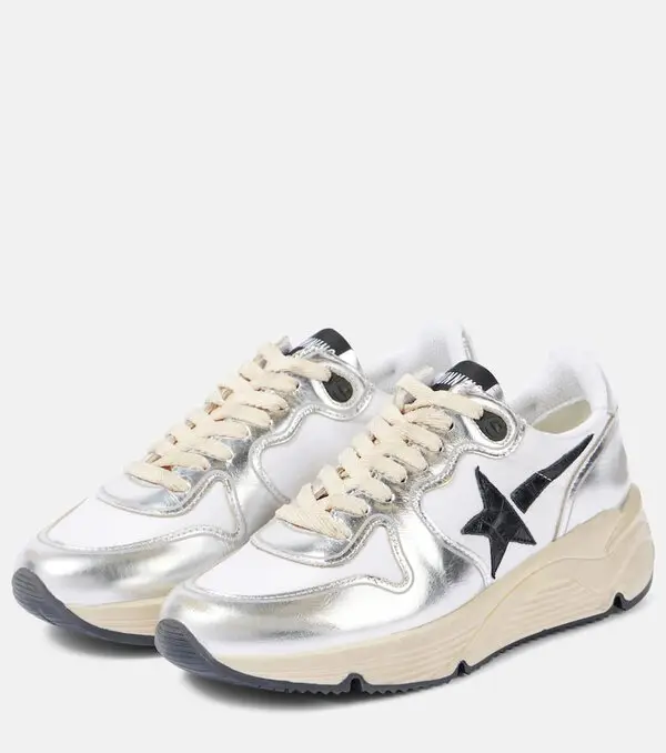 GOLDEN GOOSE Running Sole Leather Sneakers