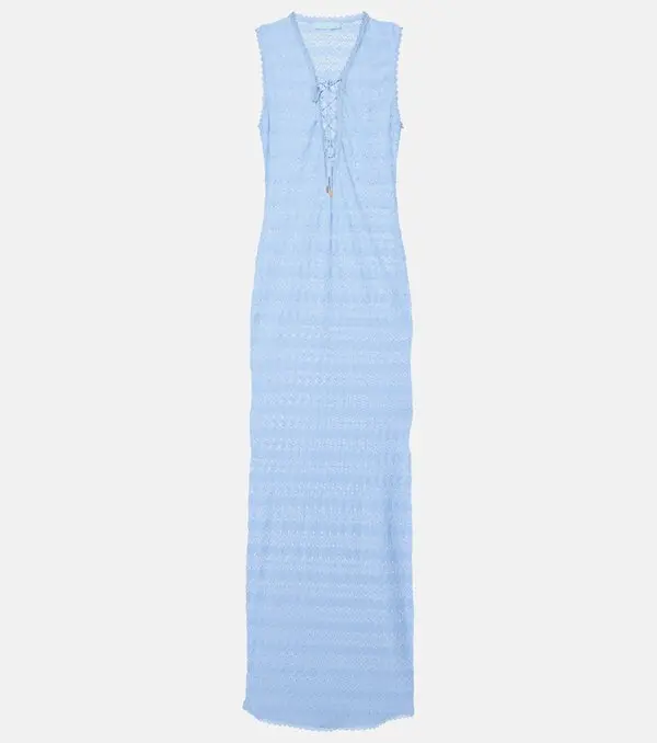 Melissa Odabash Maddie Beach Dress - Blue