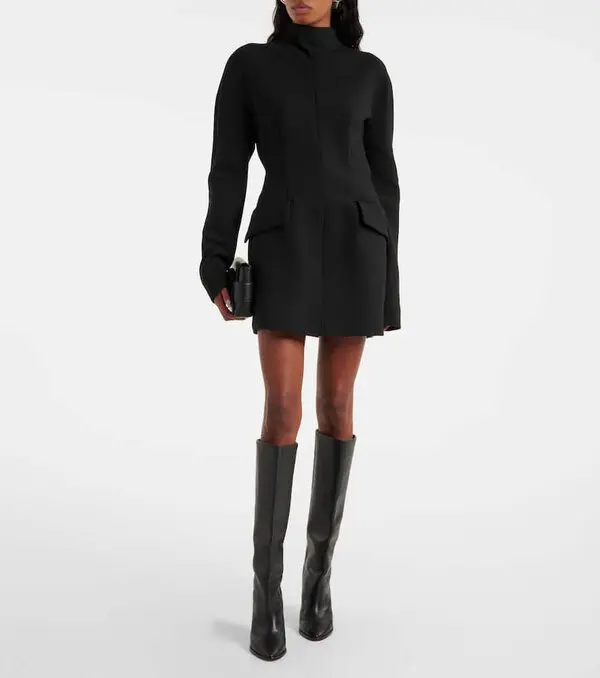 Sportmax Tefrite Mini Dress - Black