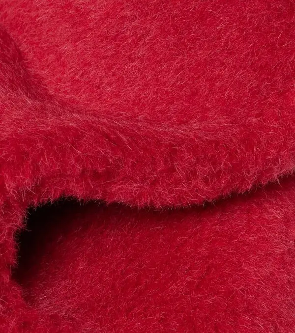 Max Mara Full Teddy Scarf - Red