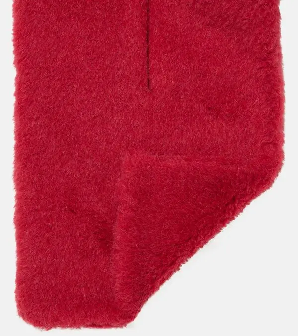 Max Mara Full Teddy Scarf - Red