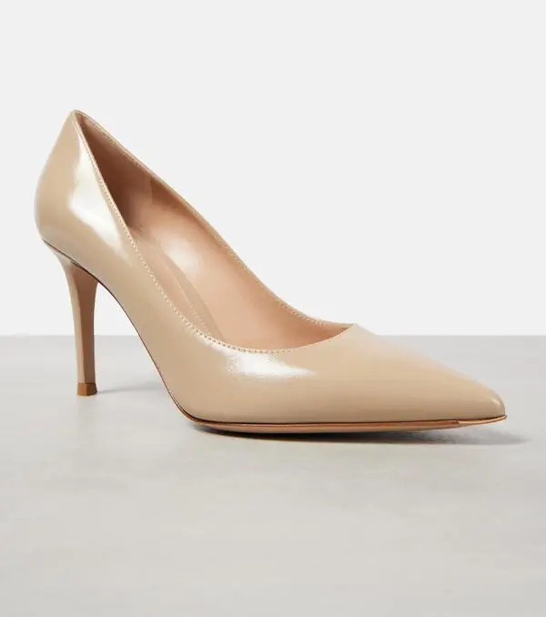 GIANVITO ROSSI 85 Patent Leather Pumps