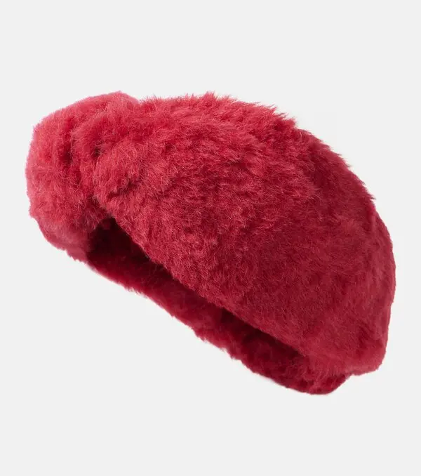 Max Mara Teddy Headband - Red