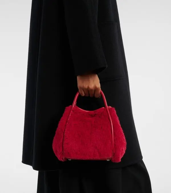 Max Mara Small Teddy Tote - Red