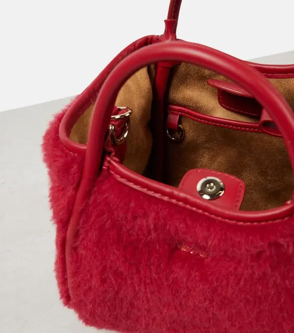Max Mara Small Teddy Tote - Red
