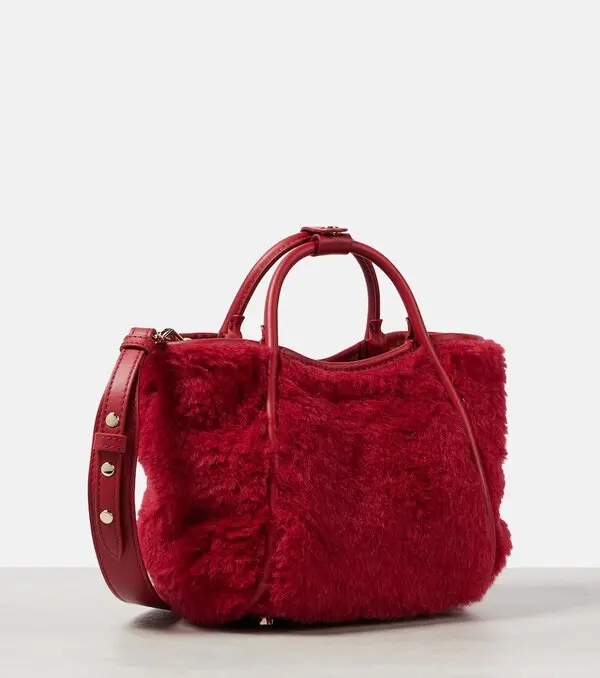 Max Mara Small Teddy Tote - Red