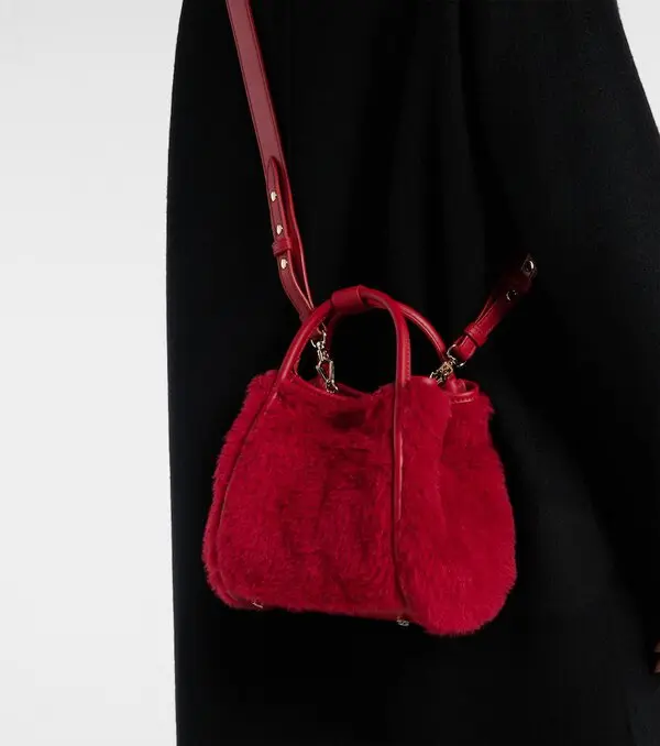 Max Mara Small Teddy Tote - Red