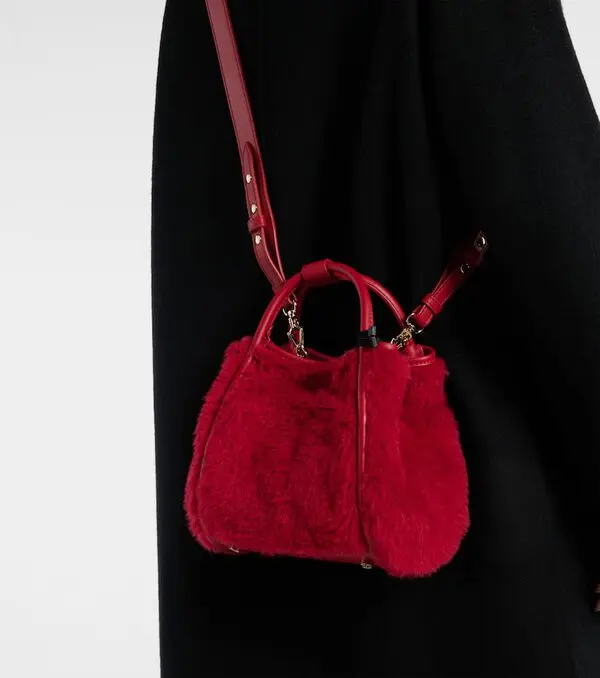 Max Mara Small Teddy Tote - Red