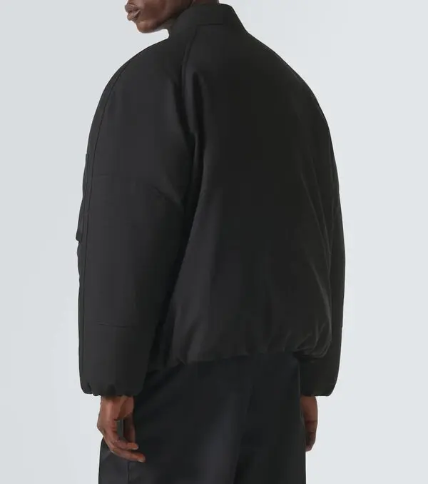 JIL SANDER Oversized Gabardine Down Jacket