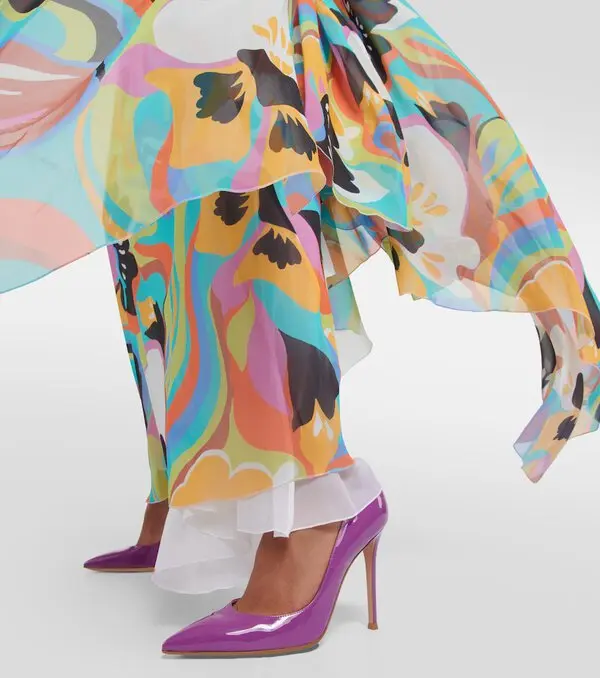 GIANVITO ROSSI 105 Patent Leather Pumps - Purple