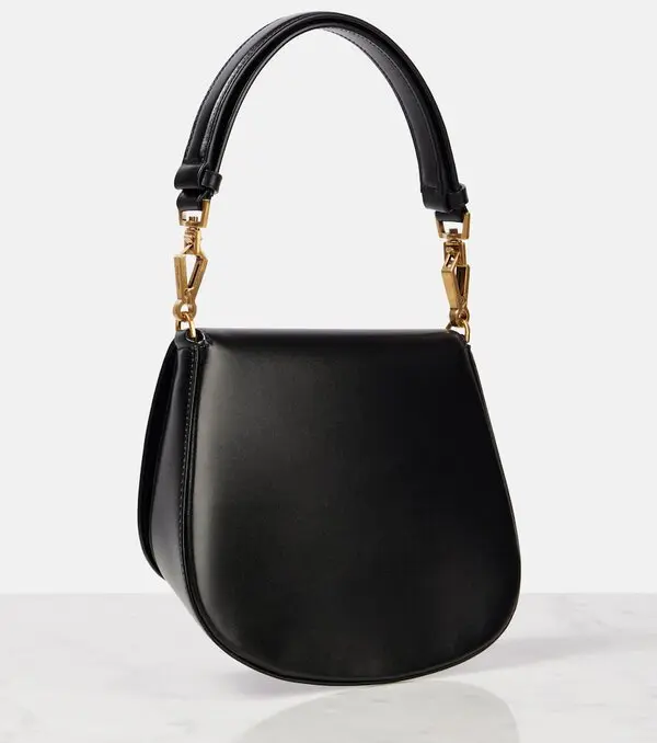 Saint Laurent Voltaire Leather Shoulder Bag - Black
