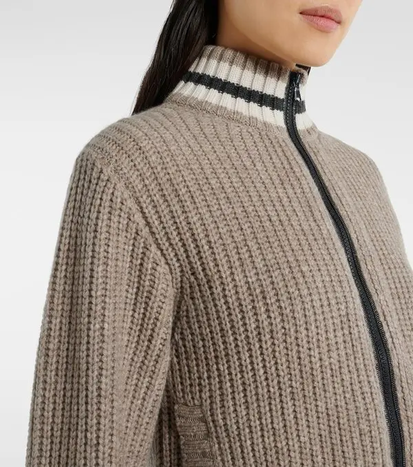 Brunello Cucinelli Wool Zip-up Cardigan