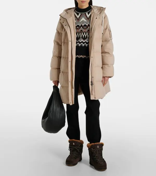 Bogner Verbier Shearling-trimmed Ankle Boots