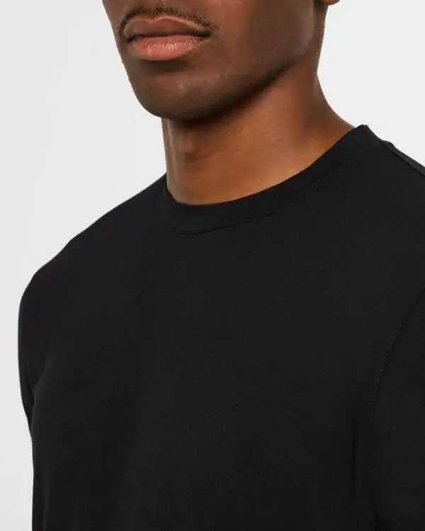 Giorgio Armani Apos;s Textured Stretch T-shirt - Black