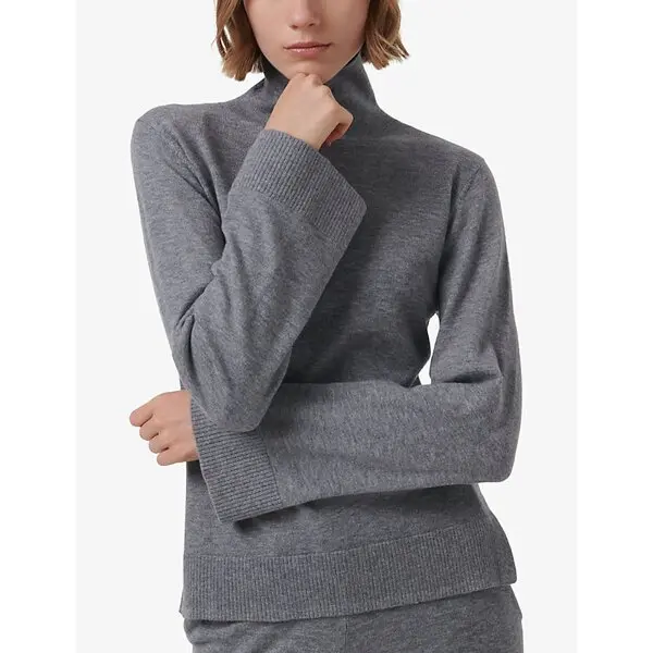 LEEM High-neck Knitted Jumper