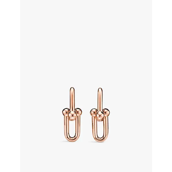 Tiffany & Co. Hardwear Medium Link Drop Earrings - Rose Gold